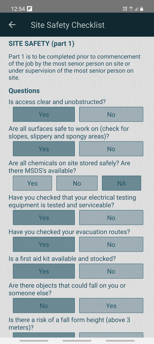 Workplace Hazard Inspection Checklists – DIGI CLIP mobile forms