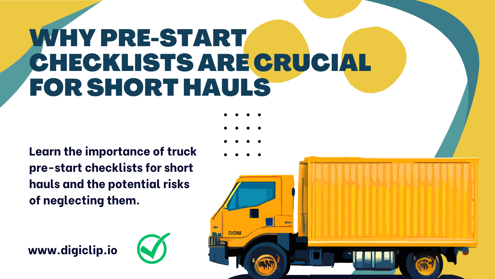 Why Pre-Start Checklists are Crucial for Short Hauls – DIGI CLIP mobile ...