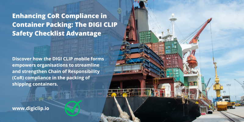 Enhancing CoR Compliance in Container Packing: The DIGI CLIP Safety Checklist Advantage – DIGI ...