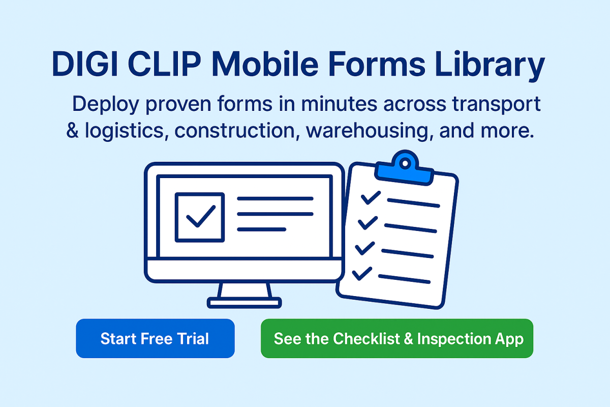 DIGI CLIP mobile forms: Explore the Power of Our Form Library – DIGI ...